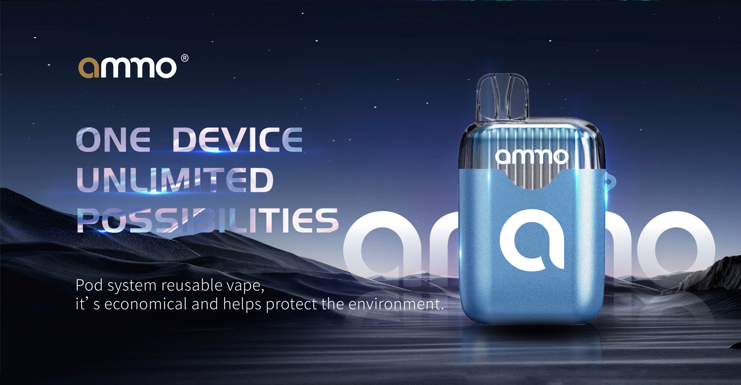 ammo GT MAX 8500 Puffs Pod System Reusable Vape - ammovape